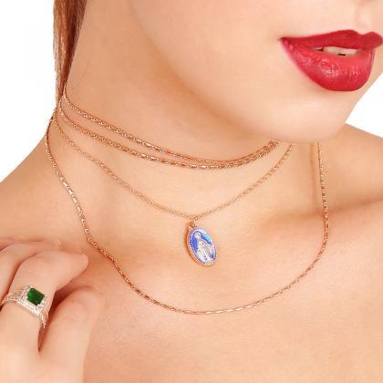 Multilayer Notre Dame Necklace on Luulla