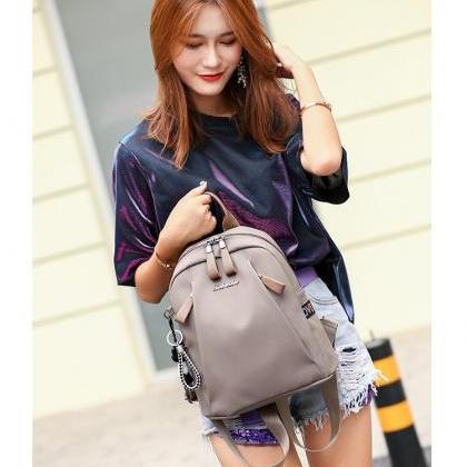 Women Fashion Nylon Gray Backpack on Luulla