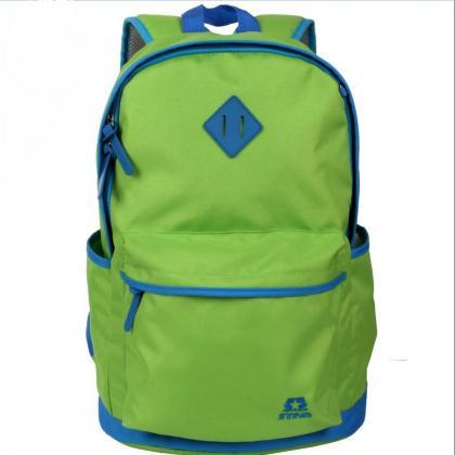 Contrast Color Waterproof Polyester Backpack Bag on Luulla