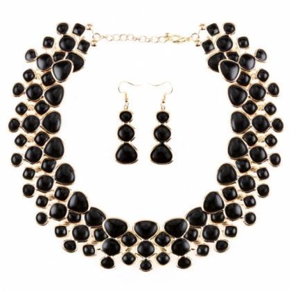 Stylish Women Necklace Earring Set Wedding Party Jewelry Sets on Luulla