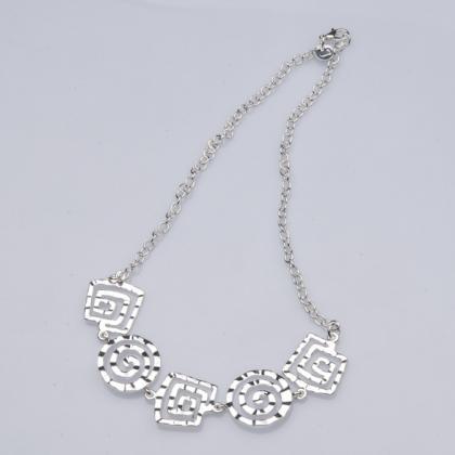 Women Sweet Fashion Chain Short Pendant Link Chain Necklace on Luulla