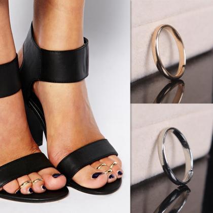 Fashion Smooth Adjustable Foot Ring on Luulla