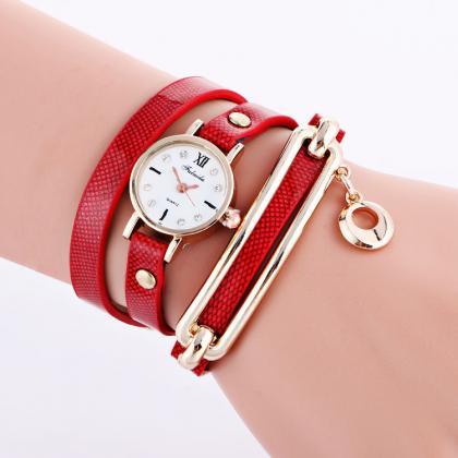 Classic Small Dial Circle Quartz Watch on Luulla