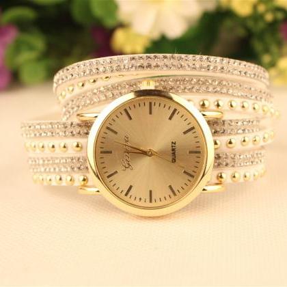 Korean Style Rivet Strap Casual Watch on Luulla