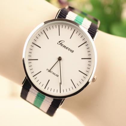 Simple Fashion Colorful Strap Watch on Luulla