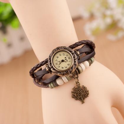 Retro Blessing Tree Multilayer Watch on Luulla