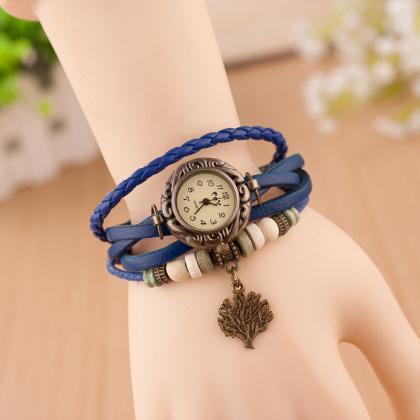 Retro Blessing Tree Multilayer Watch on Luulla