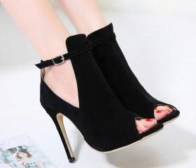 Extra High Heel Fish Mouth Sandals on Luulla