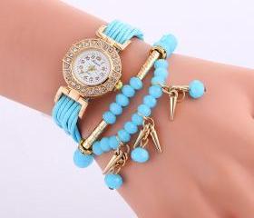 Classic Small Dial Beads String Watch on Luulla