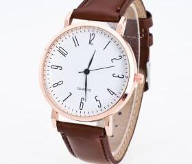 Classic Fashion Leather Quartz Watch on Luulla