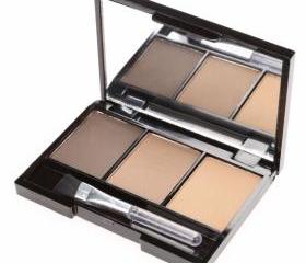 3 Colors Eyebrow Powder Palette Smudge Proof With Mirror And Eyebrow ...