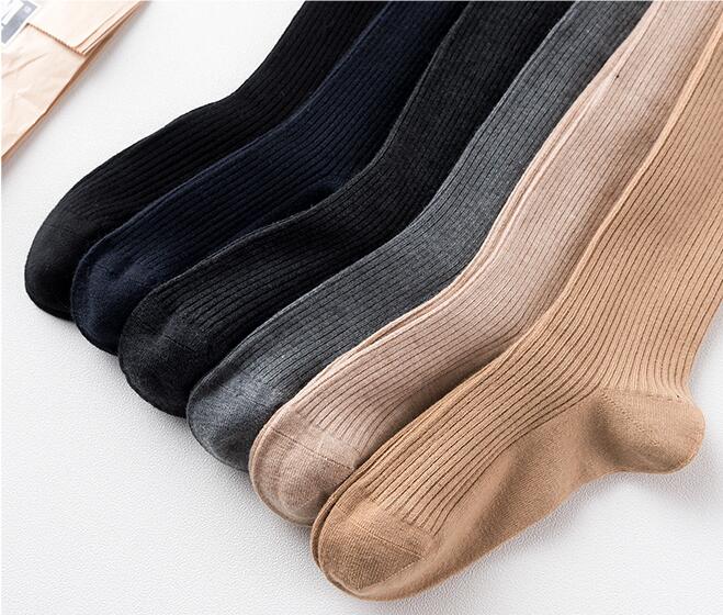 Stretched Wool Knee-high Socks on Luulla