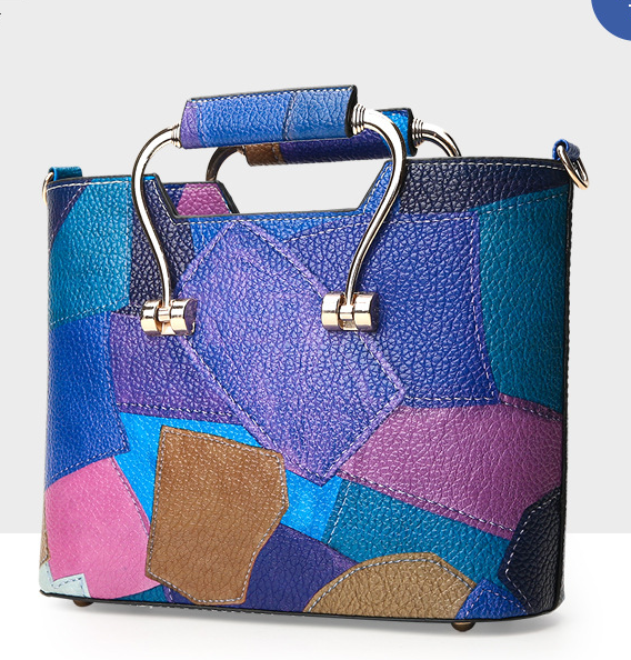 Vogue Color Block Design Satchel on Luulla