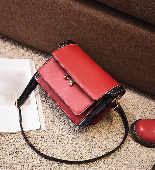 Korean Style Color Block Multi-storey Crossbody Bag on Luulla