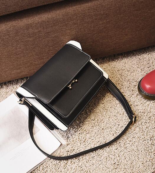 Korean Style Color Block Multi-storey Crossbody Bag on Luulla