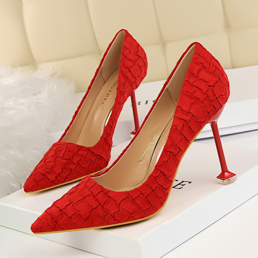 Candy Color Stiletto Heel Pointed Toe High Heels Party Shoes on Luulla