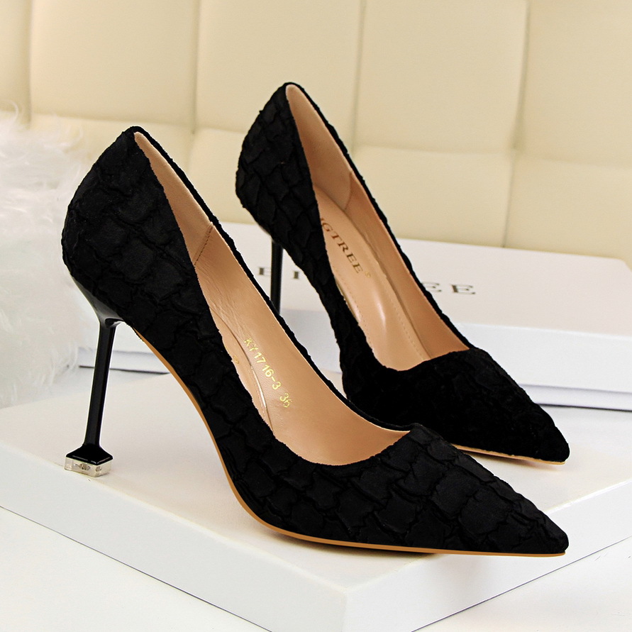 Candy Color Stiletto Heel Pointed Toe High Heels Party Shoes on Luulla