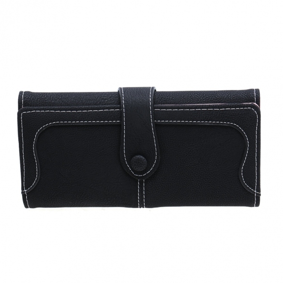 Fashion Women Matte Foldable Organizer Wallet Card Holder Long Purse on ...