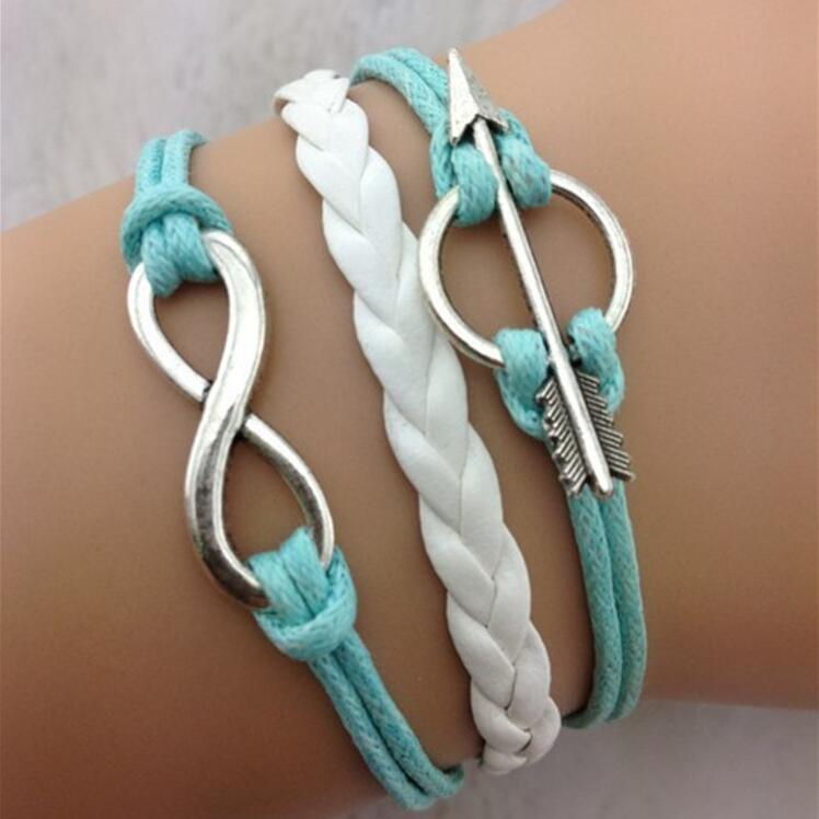 anchor infinity bracelet