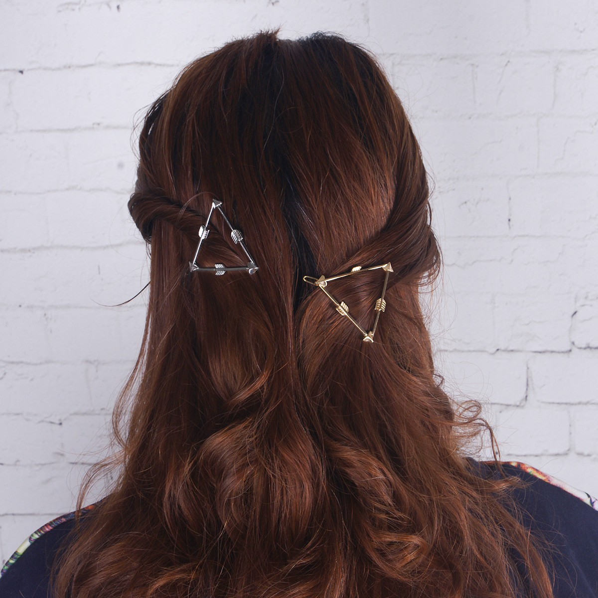 Geometric Triangular Arrow Hair Clips on Luulla