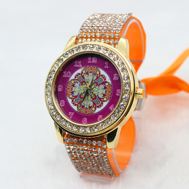 Crystal Print Colorful Watch on Luulla