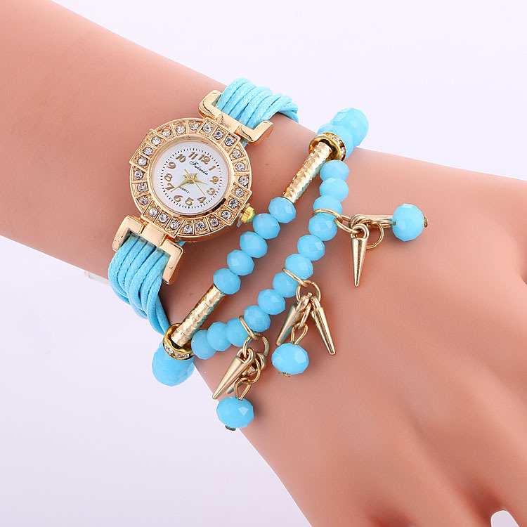 Classic Small Dial Beads String Watch on Luulla