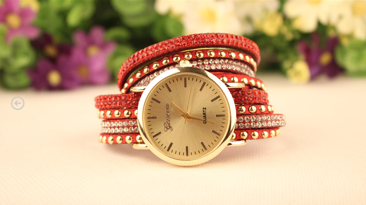 Korean Style Rivet Strap Casual Watch on Luulla