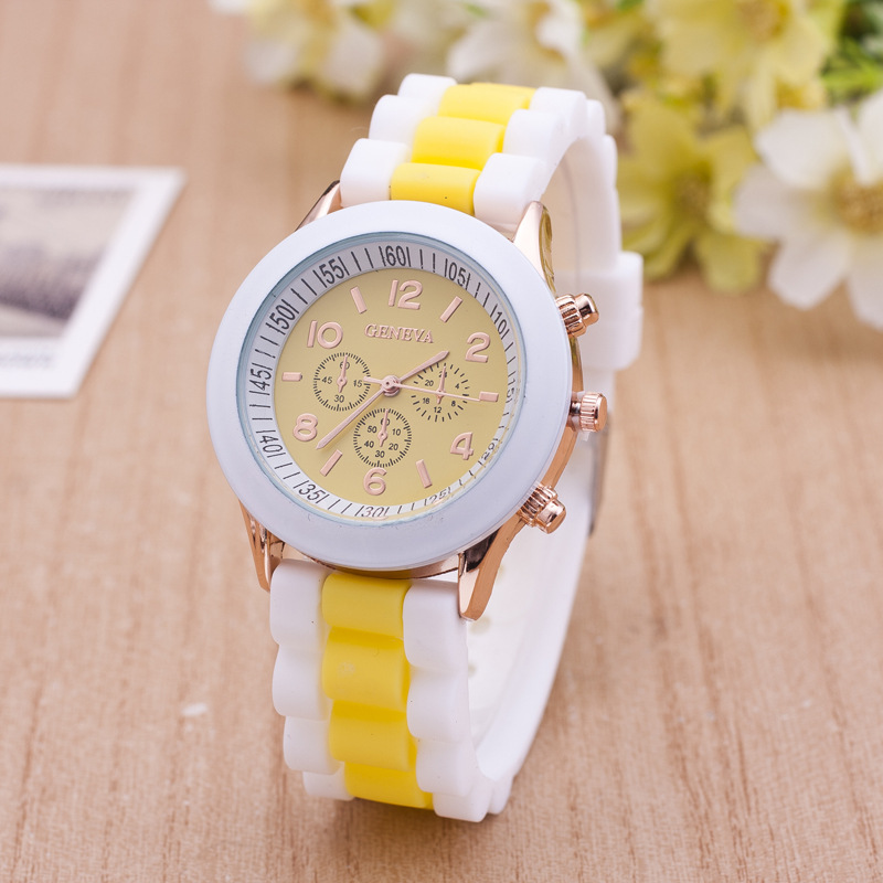 Double Color Silicone Fashion Watch on Luulla