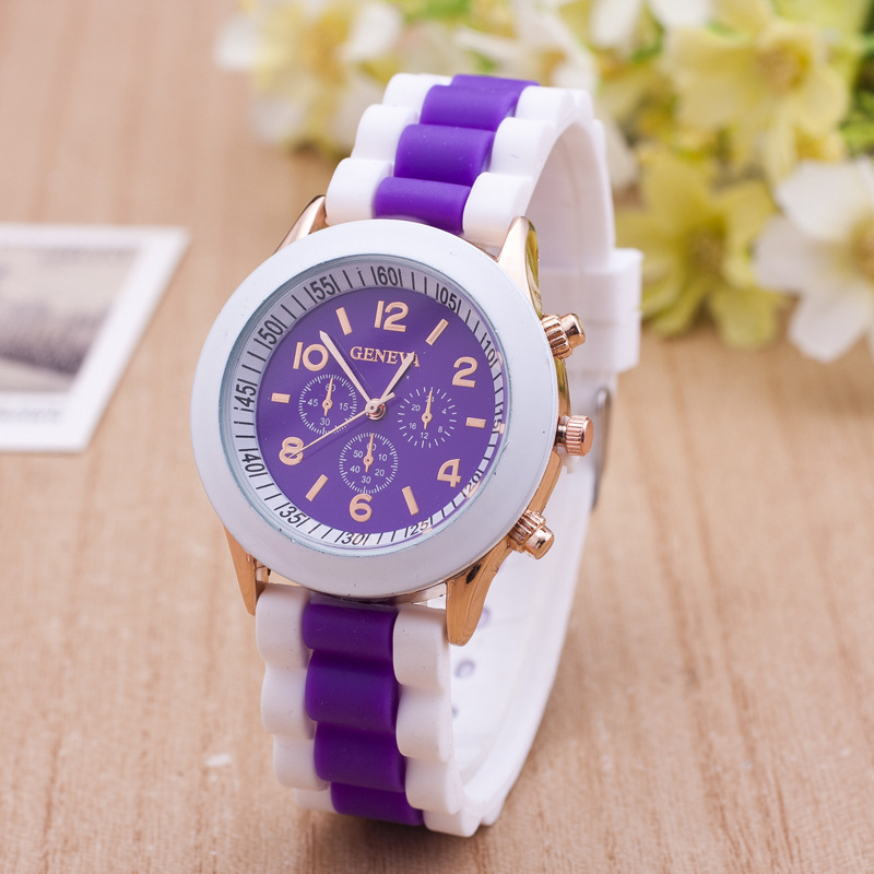 Double Color Silicone Fashion Watch on Luulla