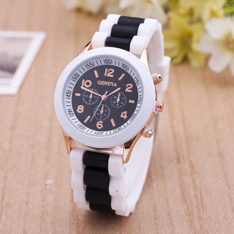 Double Color Silicone Fashion Watch on Luulla