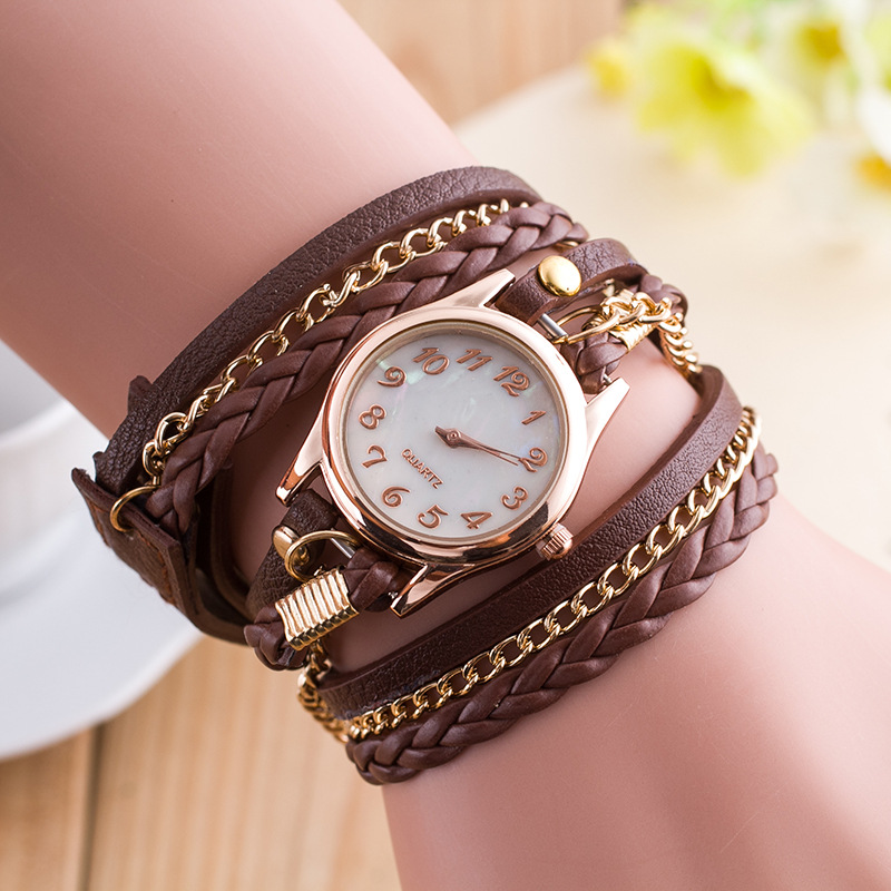 Crystal Woven Multilayer Watch on Luulla