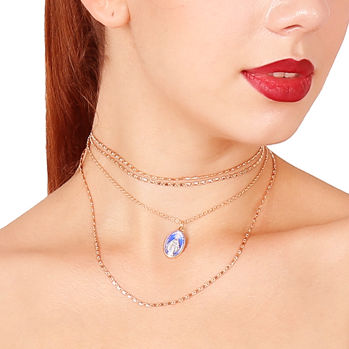 Multilayer Notre Dame Necklace on Luulla