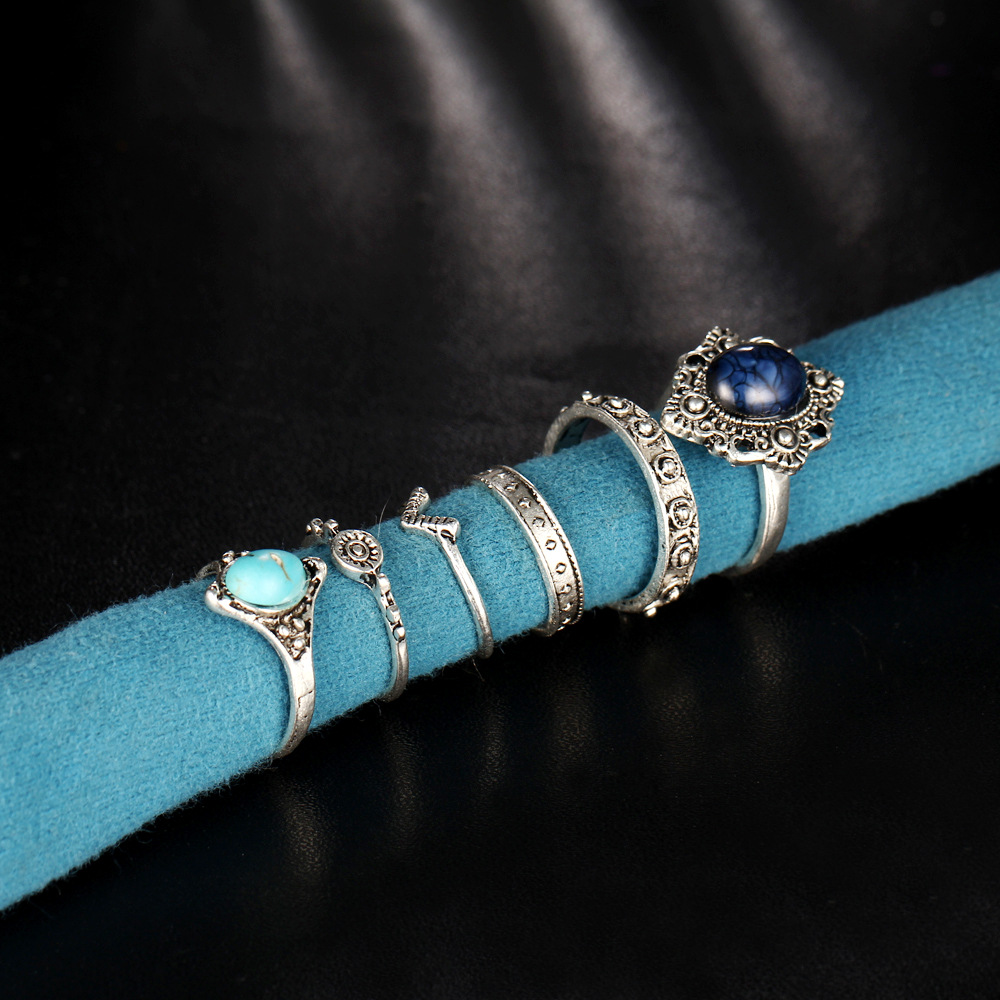 Hollow Out Restoring Ancient Ways Diamond-encrusted Jewels 6 Pieces Of ...