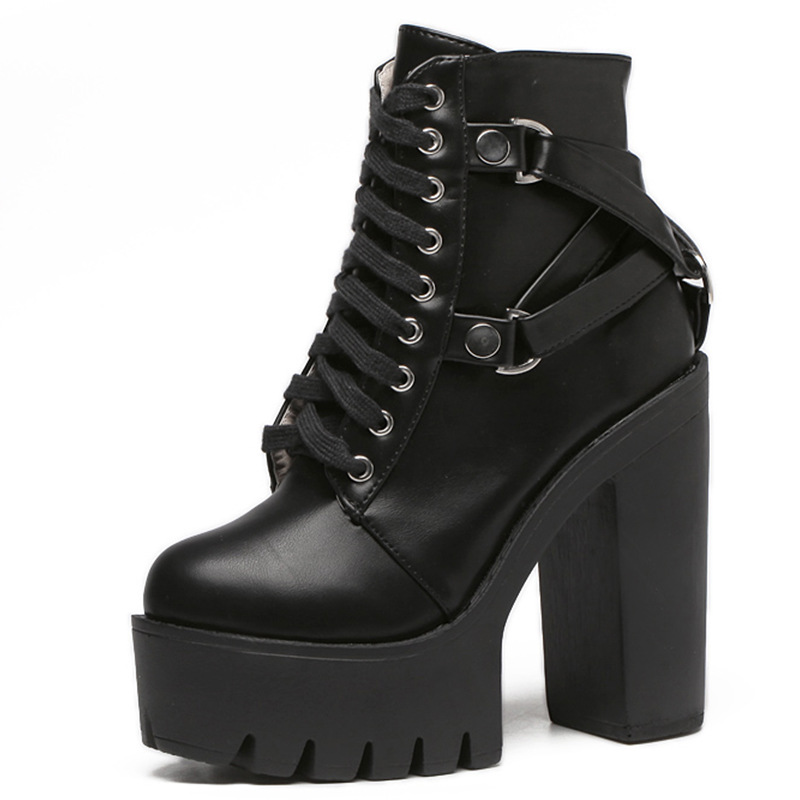 Thick Heel Nightclub Stage Dj Boots on Luulla