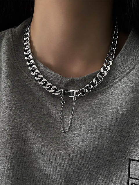 Cool Street Hip-hop Chain Necklace on Luulla