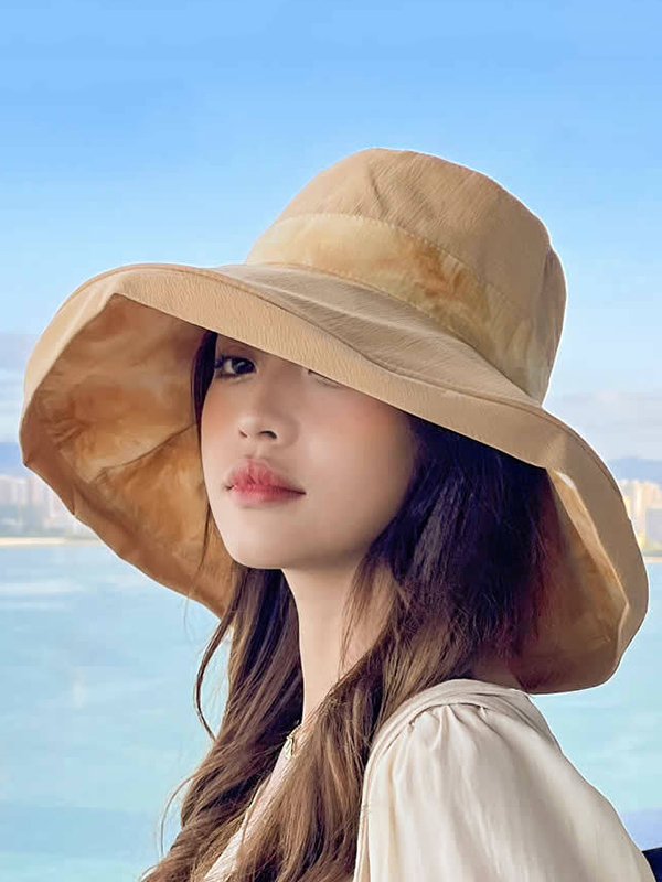 Tie-dyed Sun Protection Sun Hat on Luulla