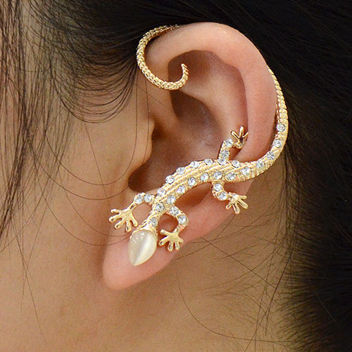 Lizard Ear Cuff Clip Earring on Luulla