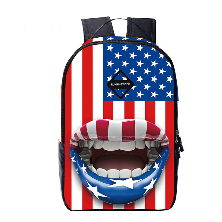 Unique Print Casual Style Backpack Travel Bag on Luulla