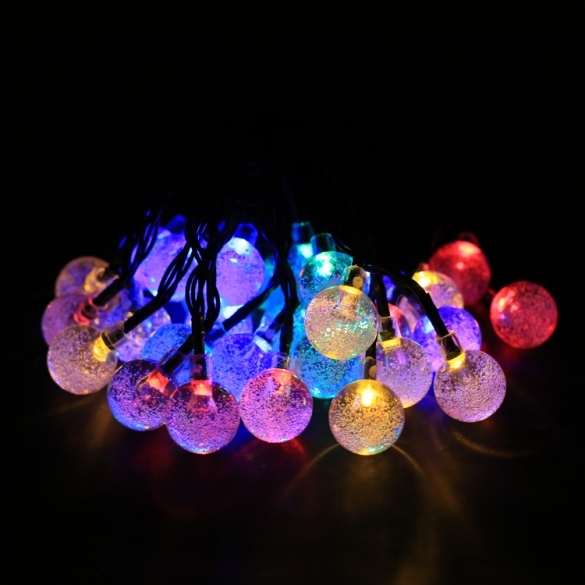 Solar Powered 30 Led String Light For Room Garden Home Christmas Party ...