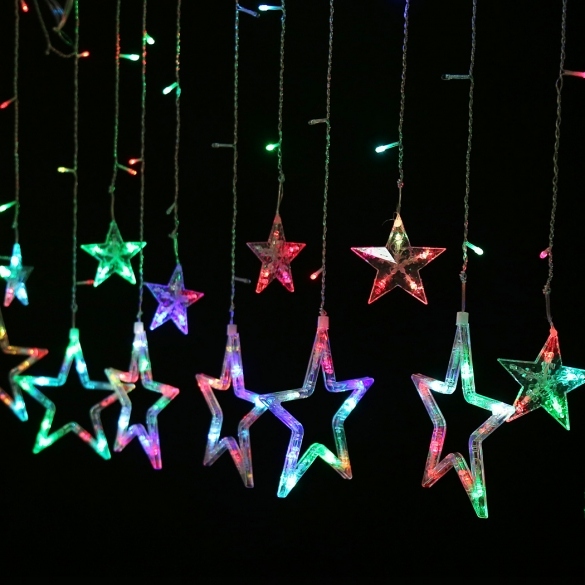 Homdox Waterproof Home Outdoor Christmas Holiday LED Hanging Star ...