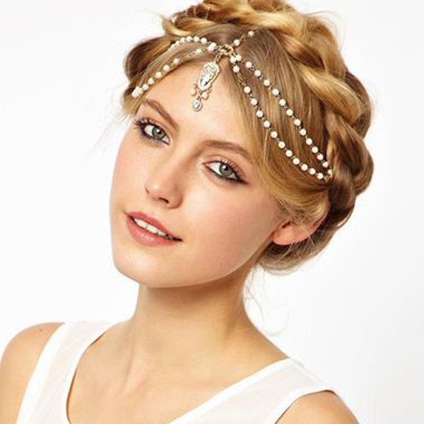 Gothic Crystal Luxury Pearl Hair Accessories on Luulla