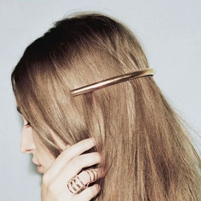 Personality Metal Pipe Bending Hair Clips on Luulla