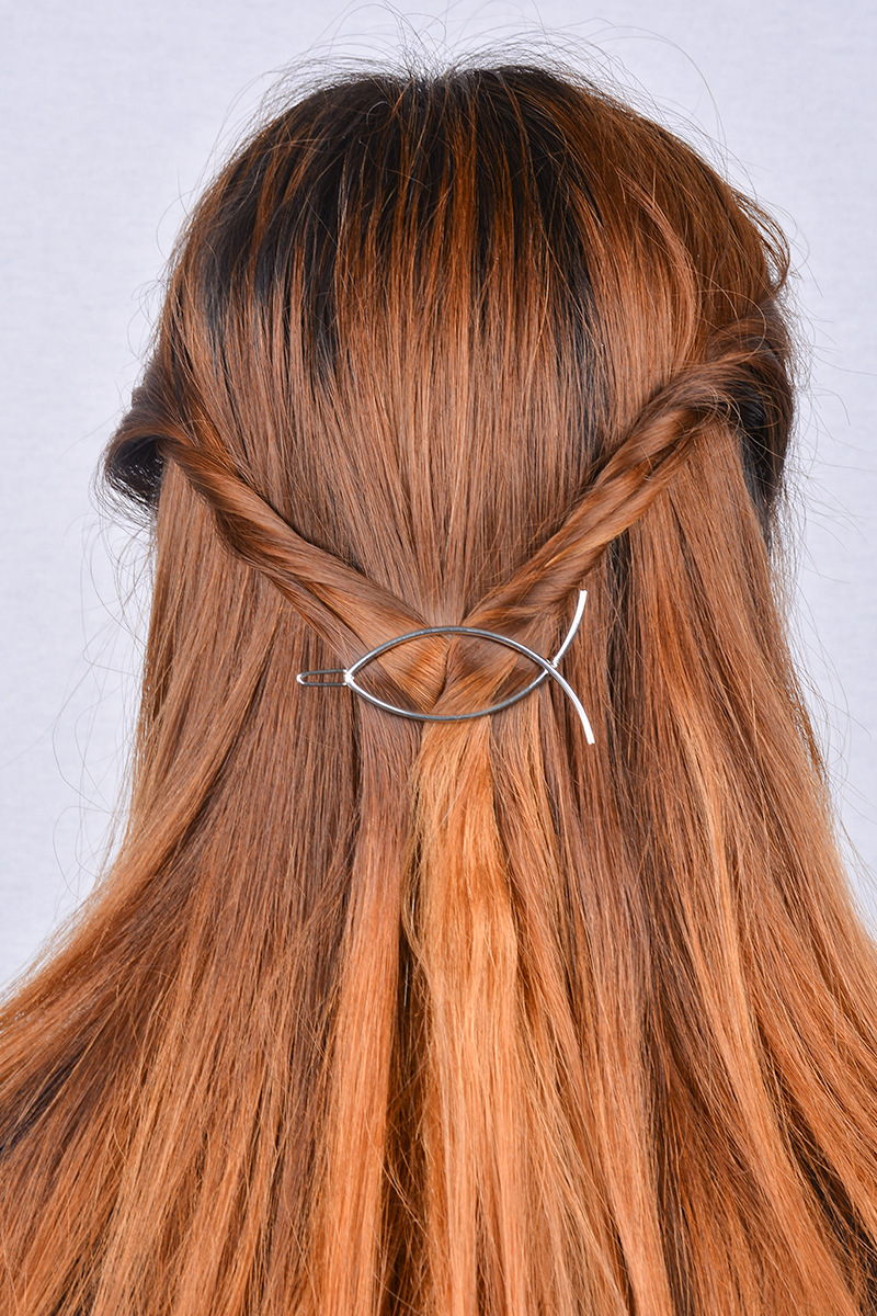 Cute Abstract Small Fish Hairpin on Luulla