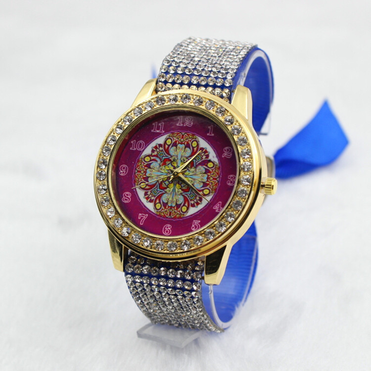 Crystal Print Colorful Watch on Luulla