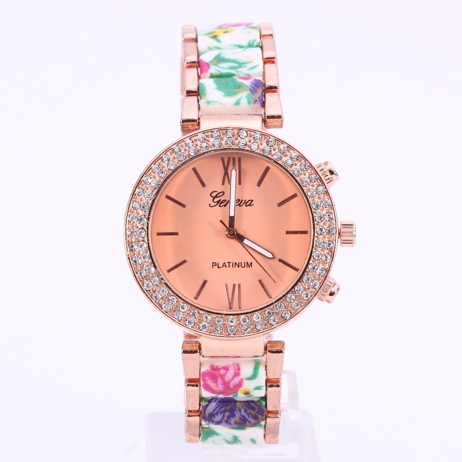 Popular Elastic Floral Strap Watch on Luulla