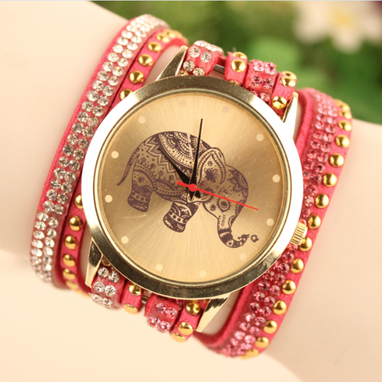 Style Elephant Print Watch on Luulla