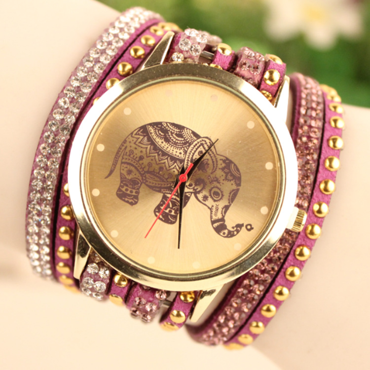 Style Elephant Print Watch on Luulla