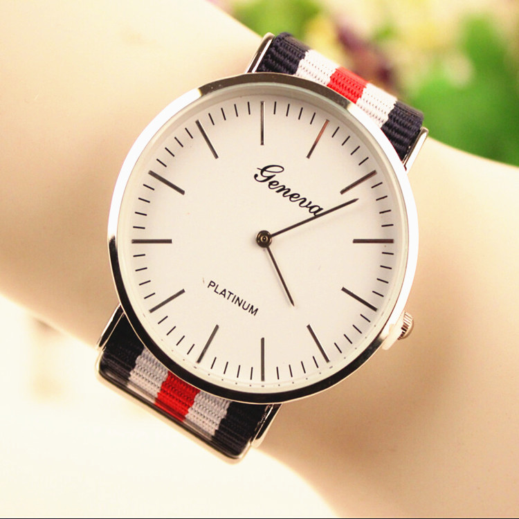 Simple Fashion Colorful Strap Watch on Luulla