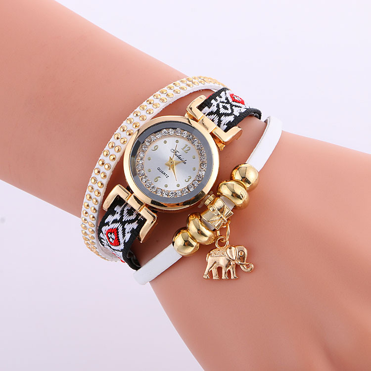 Classic Elephant Beads Pendant Watch on Luulla