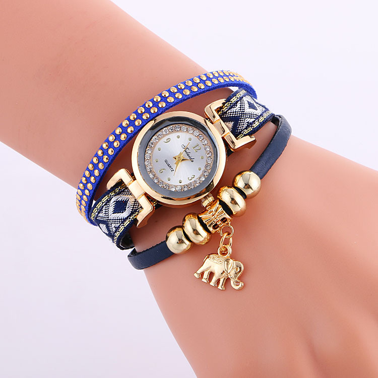 Classic Elephant Beads Pendant Watch on Luulla